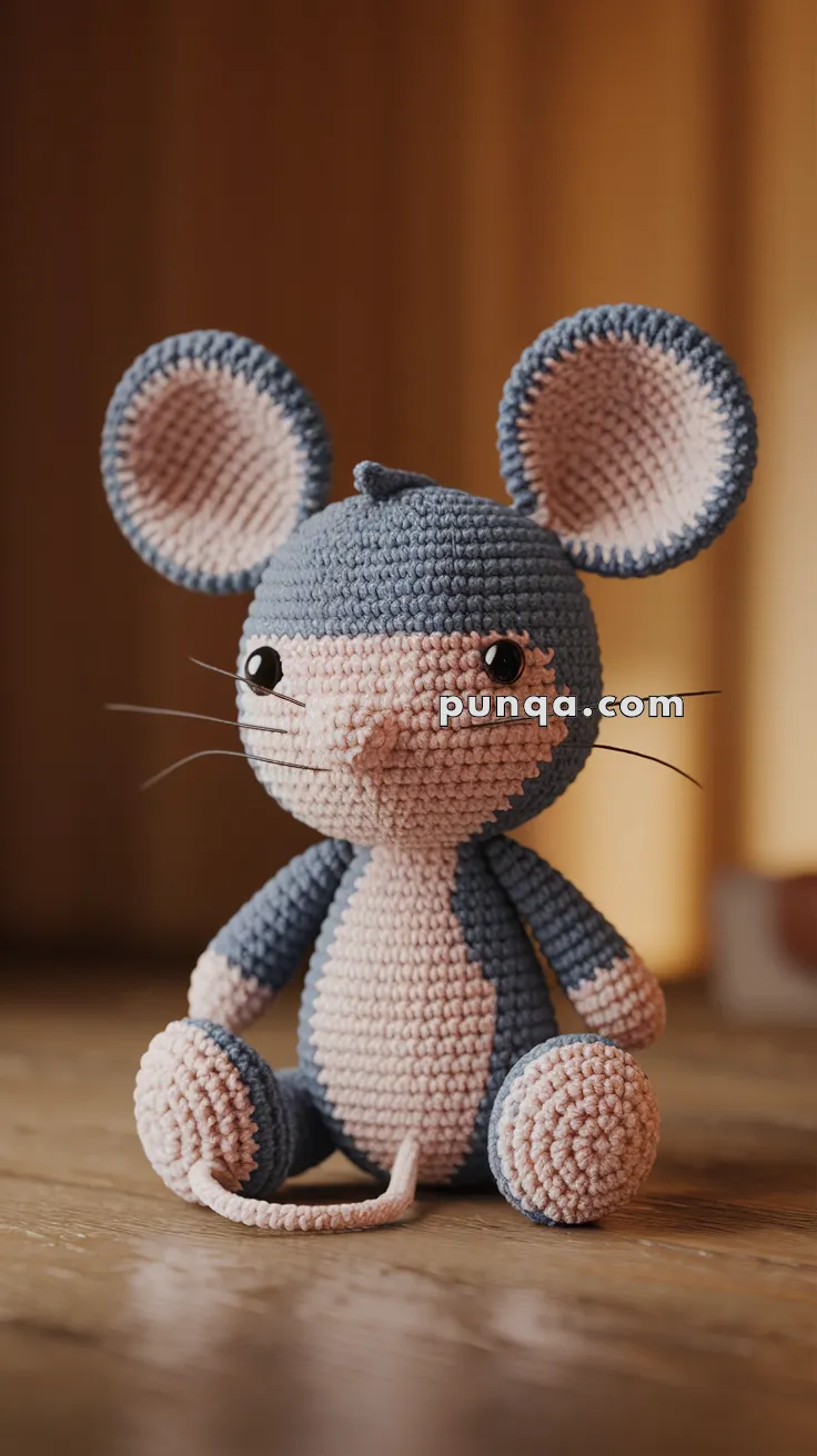 Amigurumi Mighty Mouse - FREE Crochet Pattern
