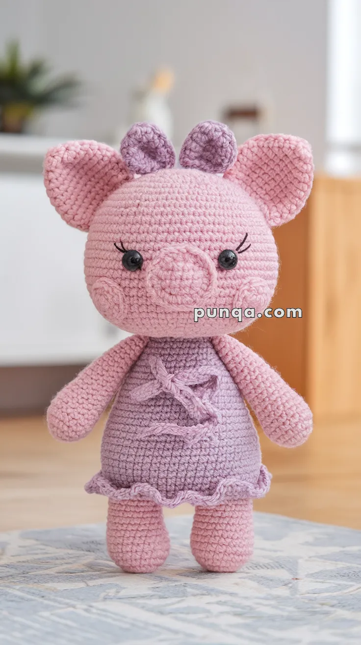 Amigurumi Miss Piggy - FREE Crochet Pattern