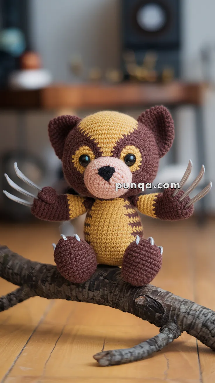 Amigurumi Wolverine - FREE Crochet Pattern