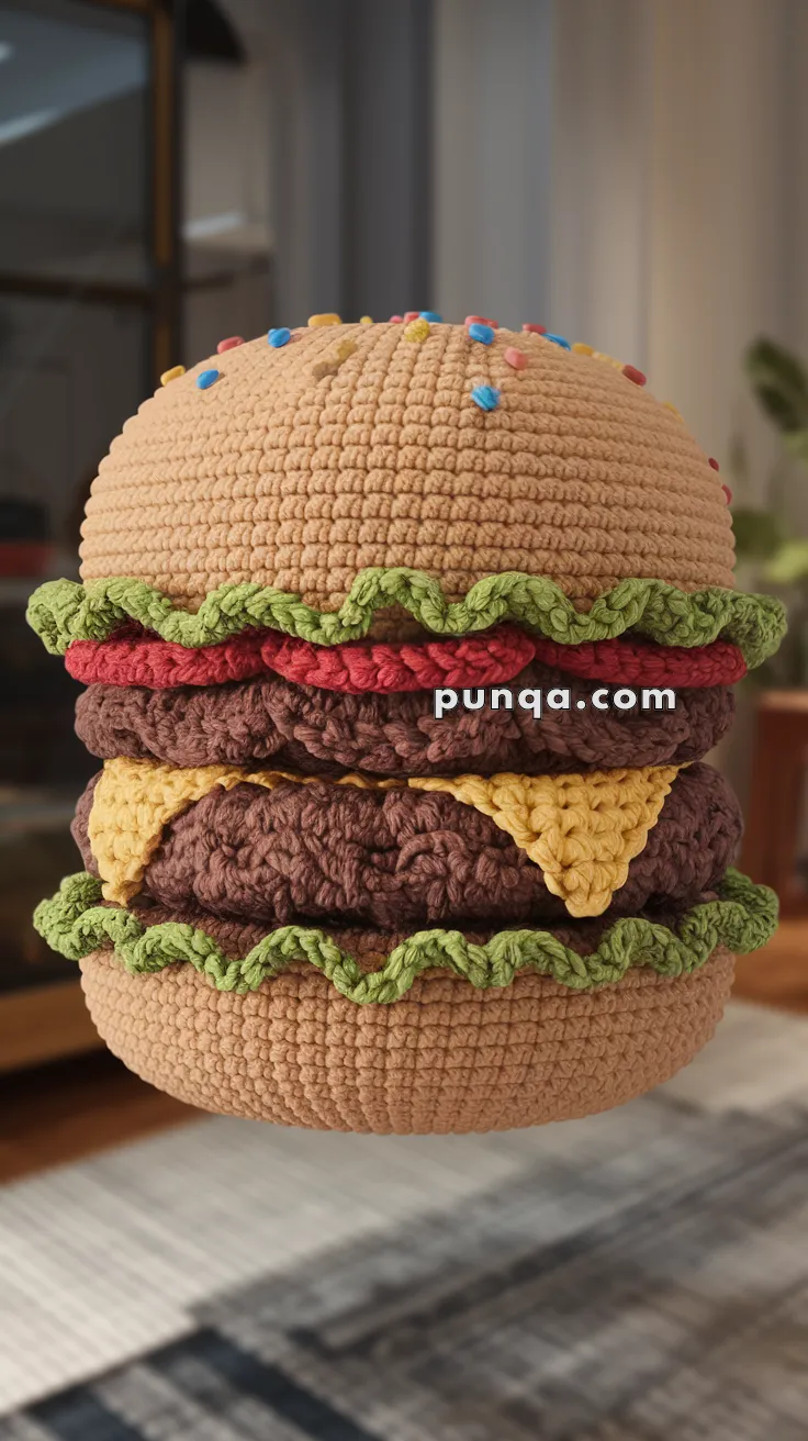 Amigurumi Burger - FREE Crochet Pattern