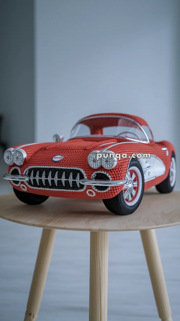 Amigurumi Chevrolet Corvette - FREE Crochet Pattern