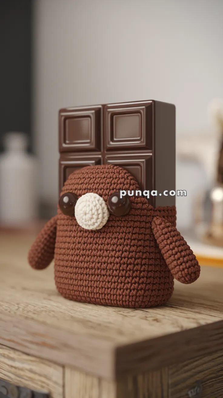 Amigurumi Chocolate Bar - FREE Crochet Pattern