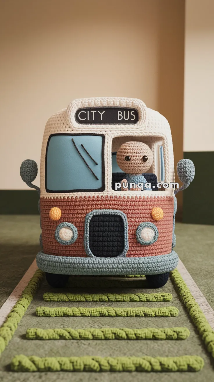 Amigurumi City Bus - FREE Crochet Pattern