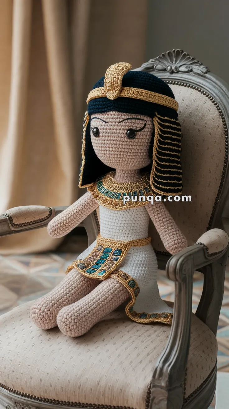 Amigurumi Cleopatra - FREE Crochet Pattern