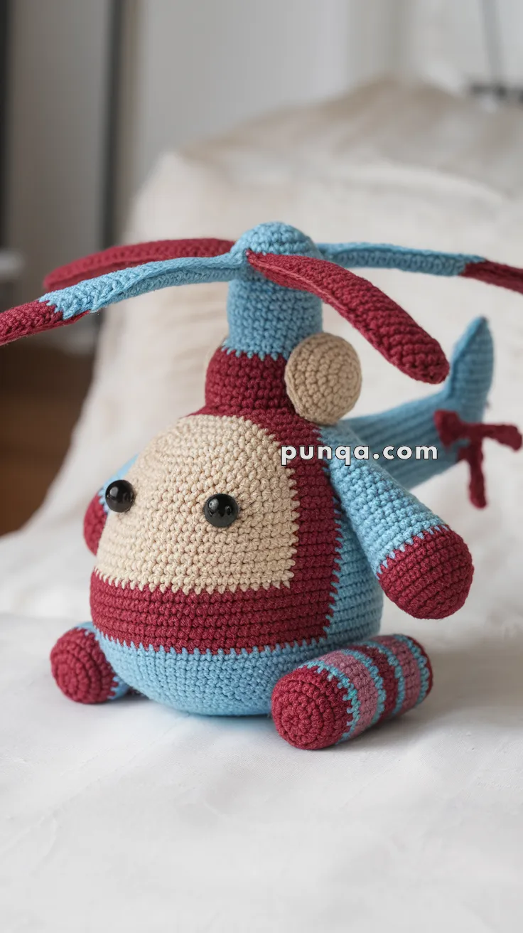 Amigurumi Helicopter - FREE Crochet Pattern