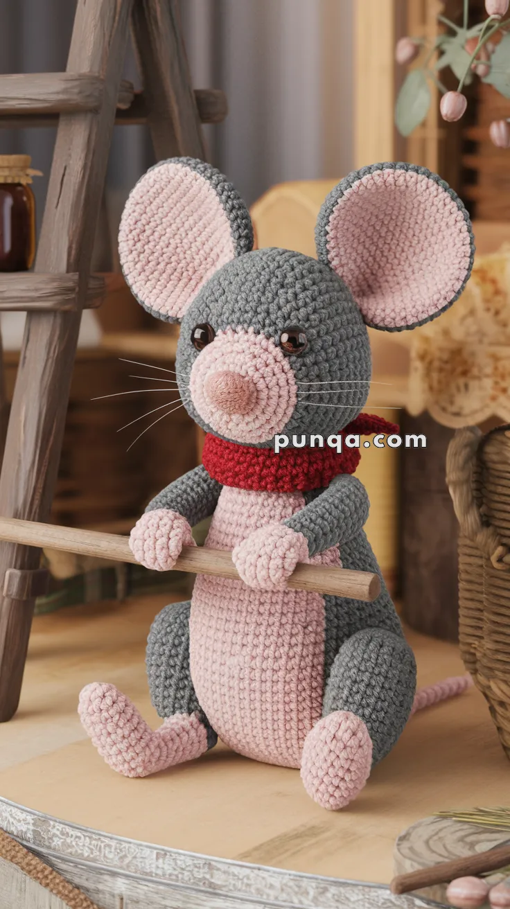 Amigurumi Jerry Mouse - FREE Crochet Pattern