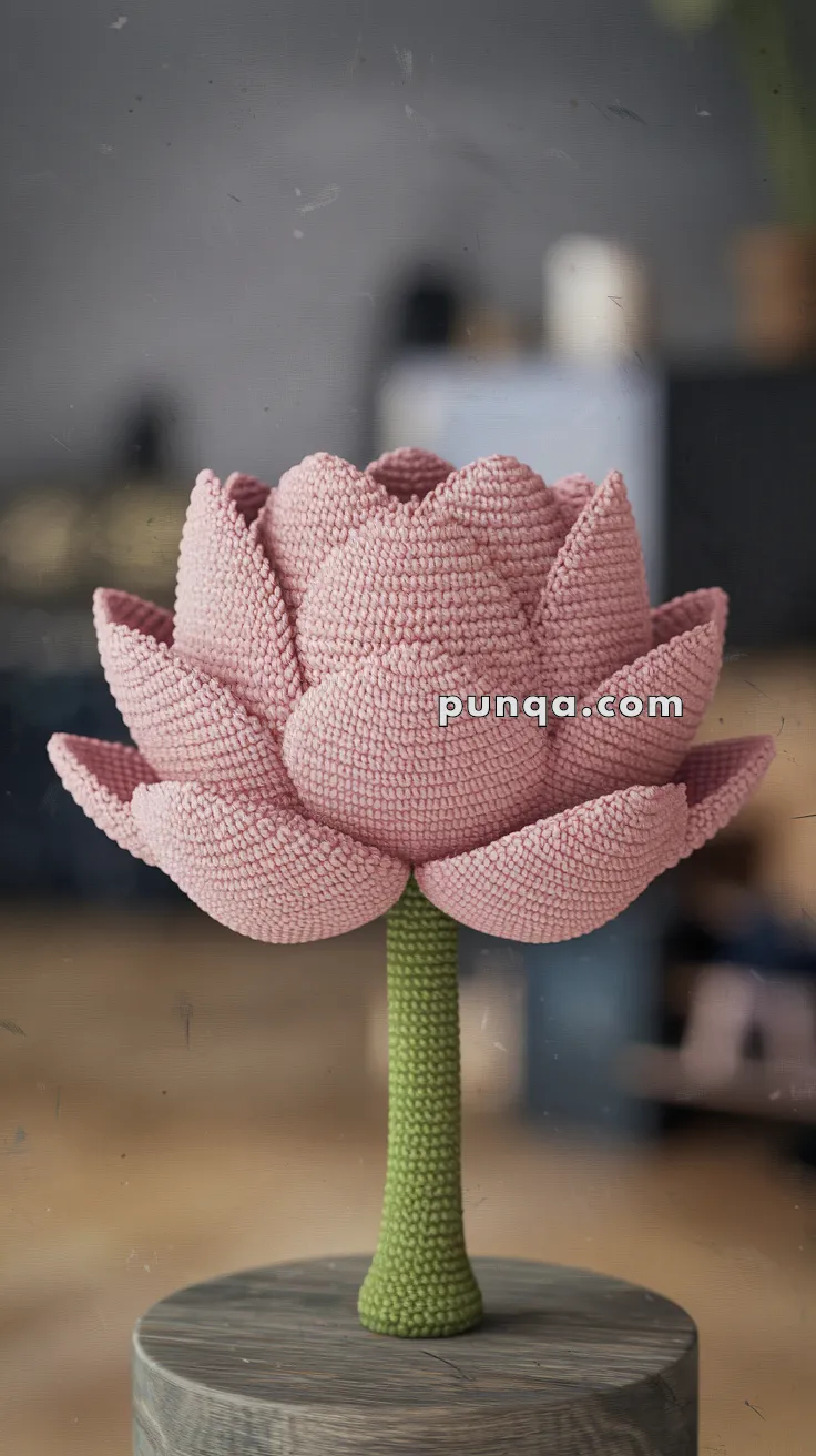 Amigurumi Lotus - FREE Crochet Pattern