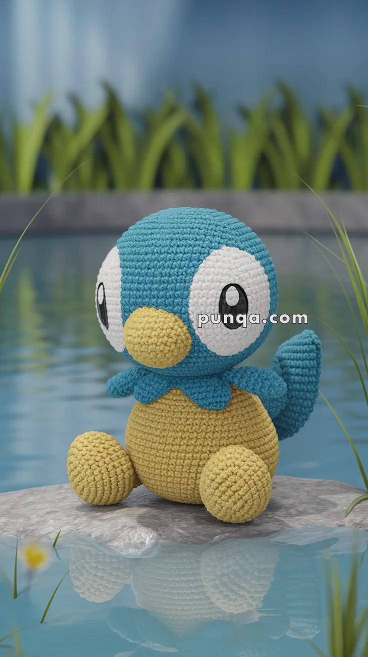 Amigurumi Pokemon Piplup - FREE Crochet Pattern