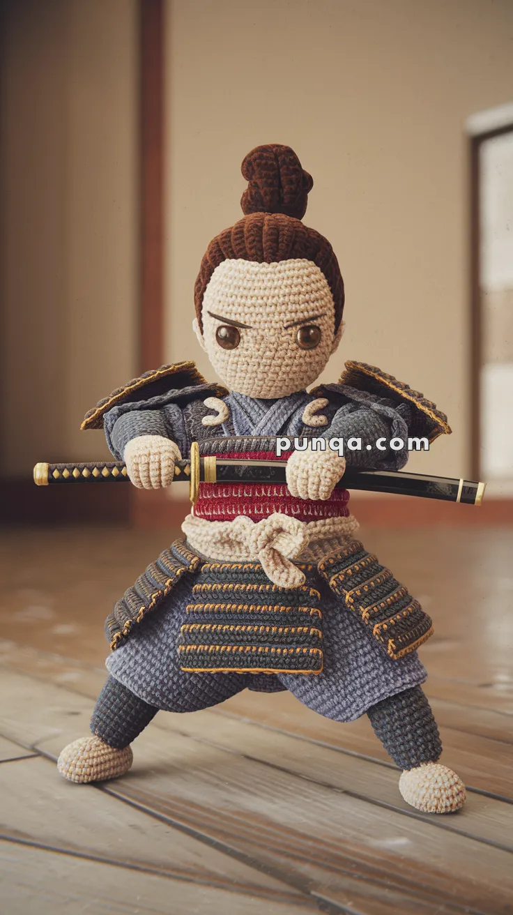 Amigurumi Samurai - FREE Crochet Pattern