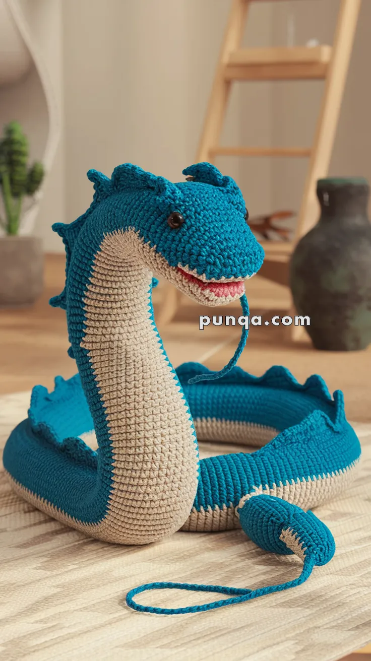 Amigurumi Sea Serpent - FREE Crochet Pattern