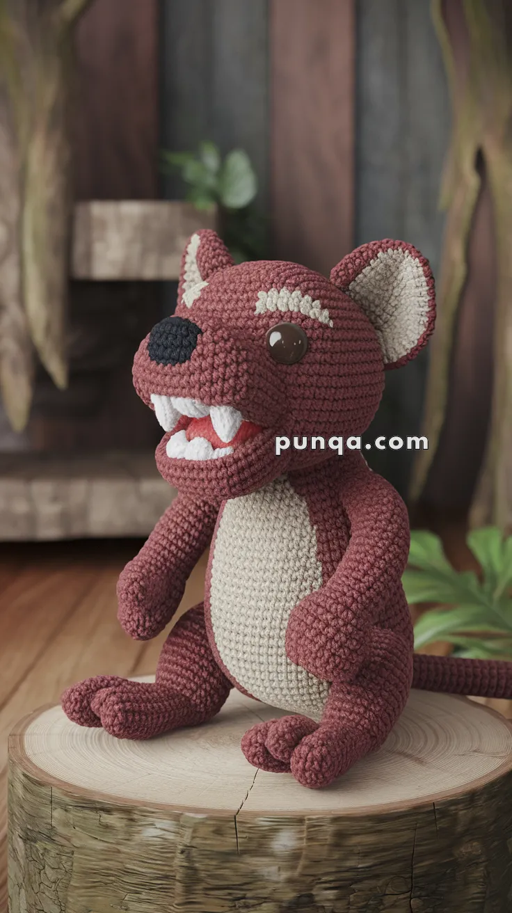 Amigurumi Tasmanian Devil - FREE Crochet Pattern