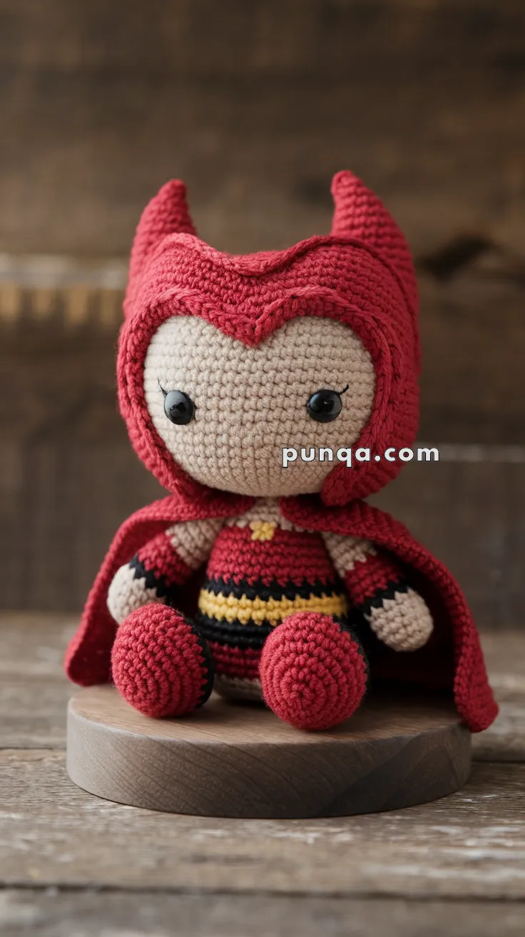 Amigurumi The Scarlet Witch - FREE Crochet Pattern