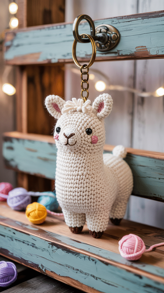 Amigurumi Llama Keychain - FREE Crochet Pattern